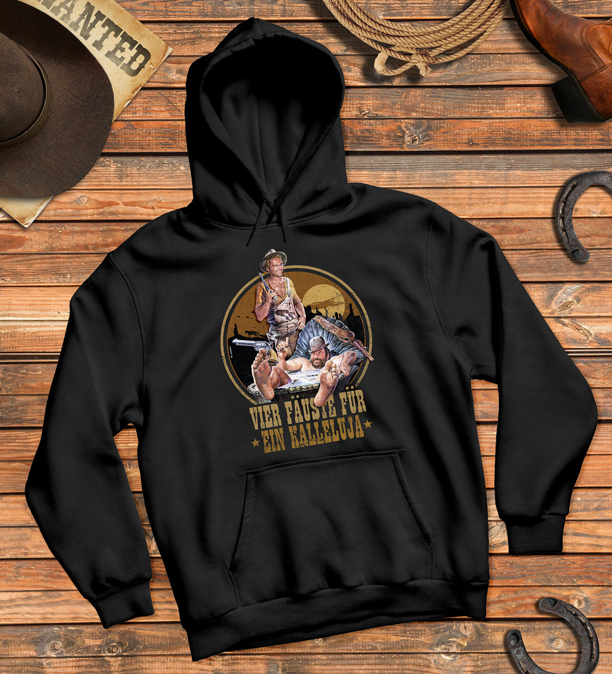 Vier Fäuste für ein Halleluja - Terence Hill Bud Spencer (black ...